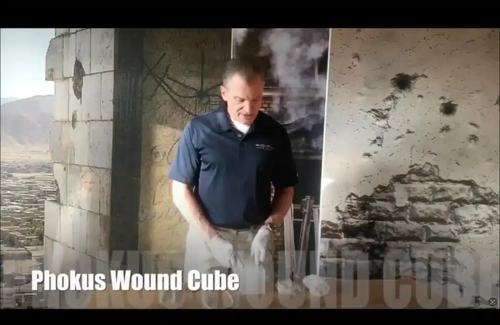 Wound Packing with Phokus Wound Cube - Crisis Medicine